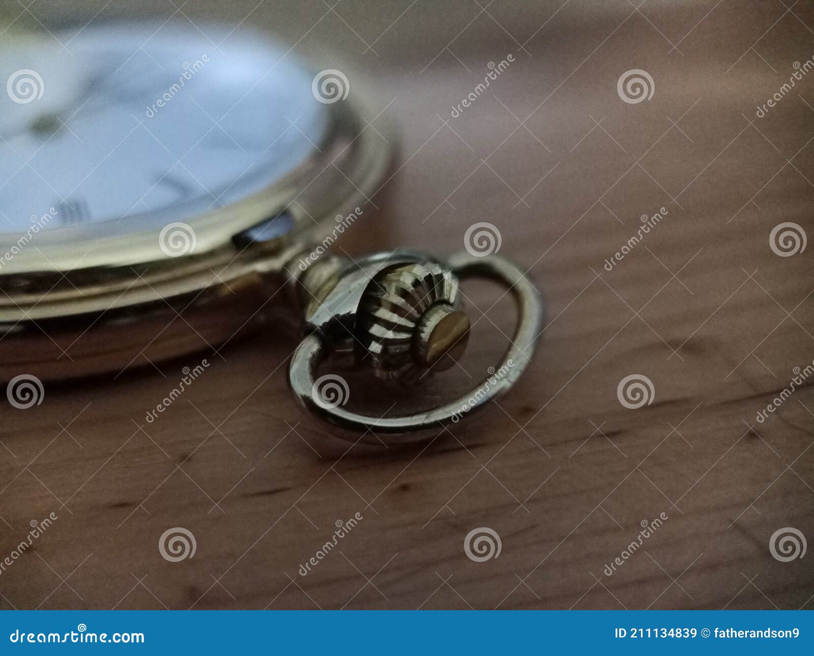 Vintage Rose Gold Pocket Watch with Clasp Stock Image - Image of ...