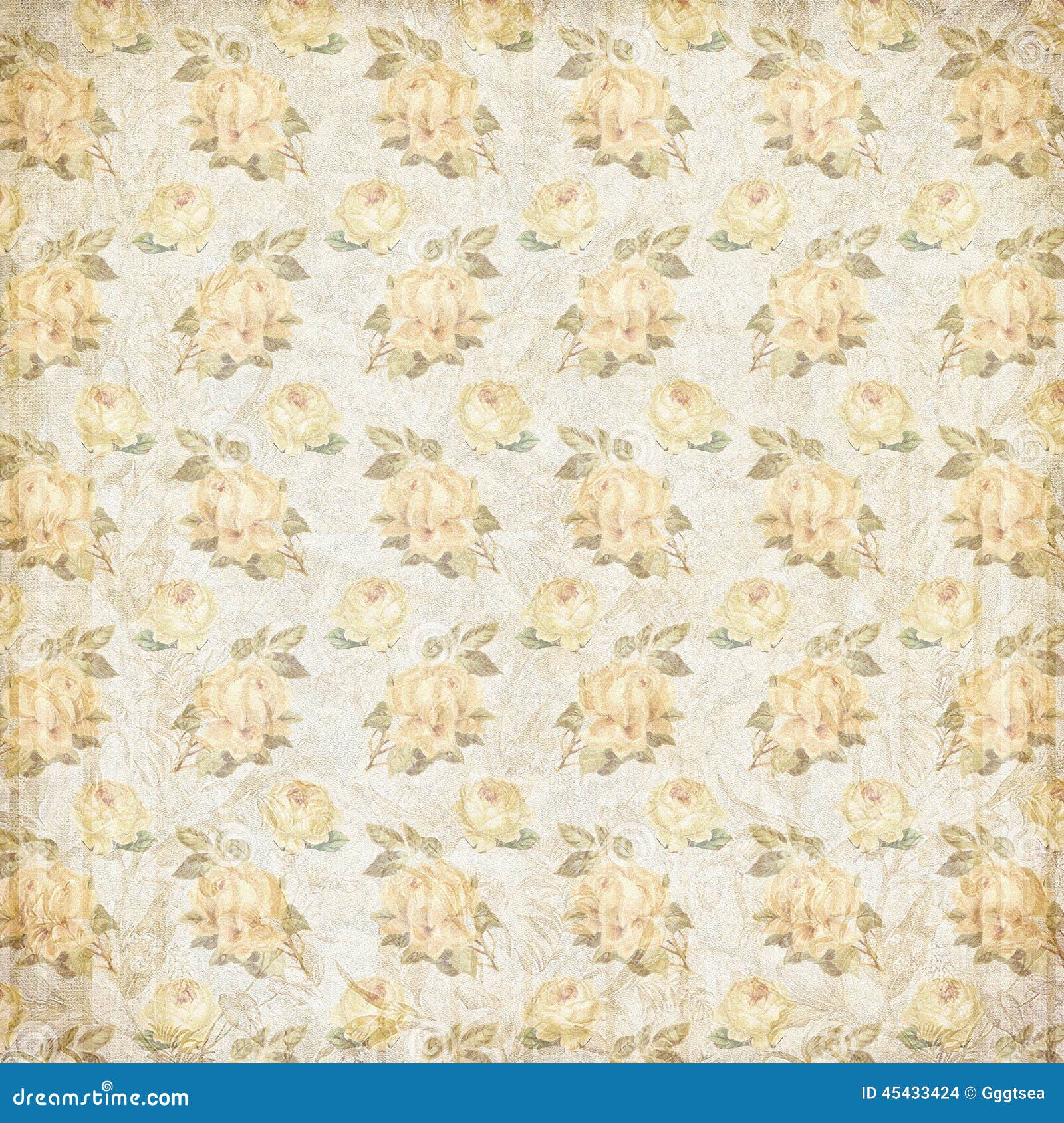 Vintage roses background stock illustration. Illustration of shabby ...