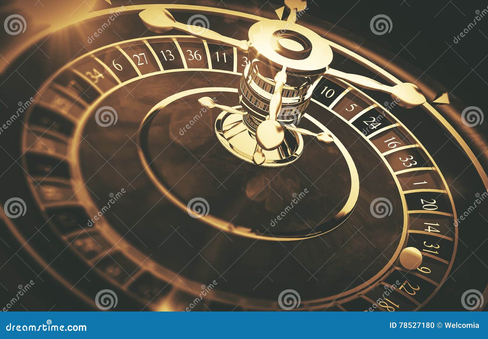 Vintage Roulette Gaming stock illustration. Illustration of leisure ...