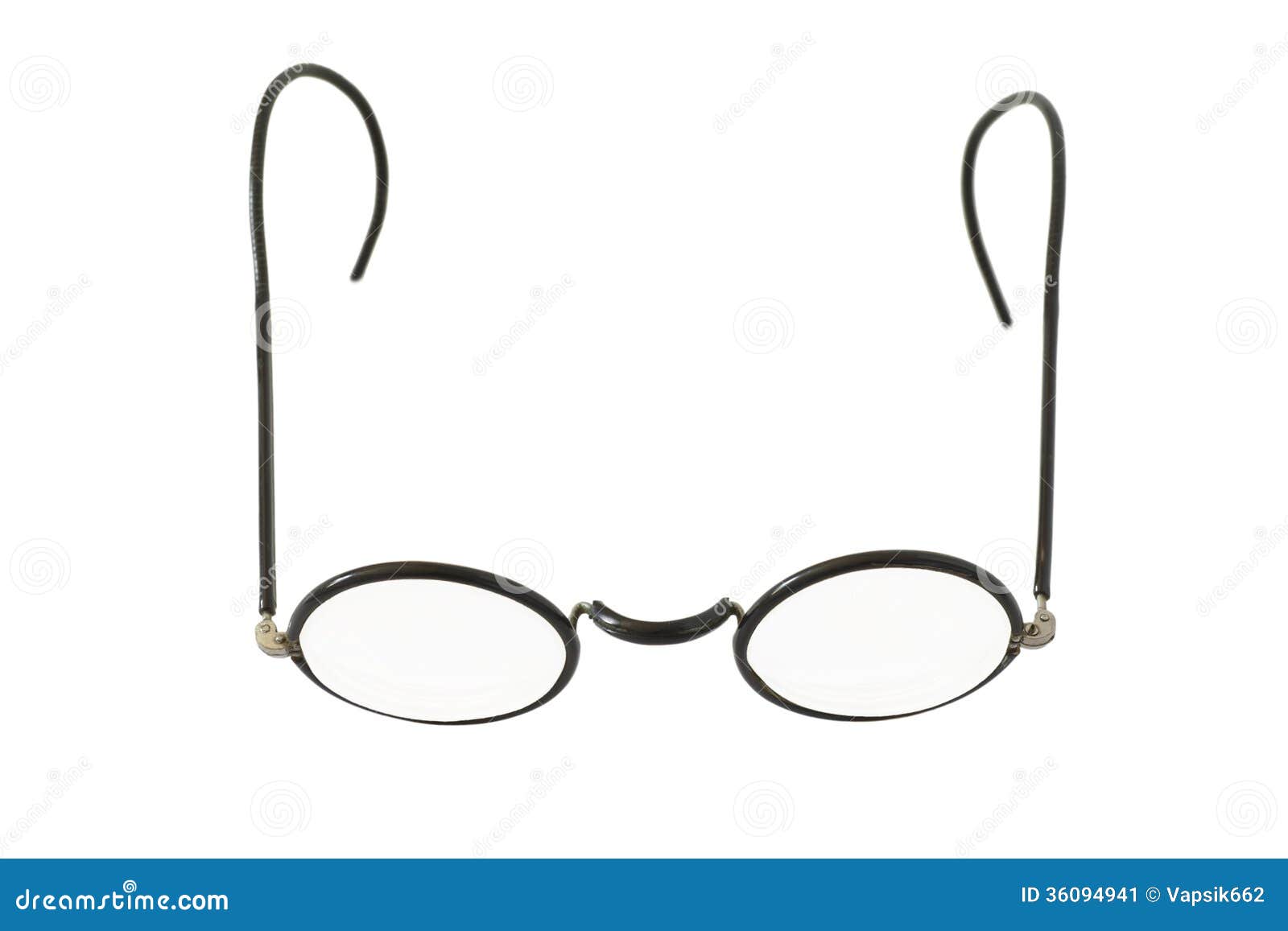 Vintage round eyeglasses stock image. Image of eyeglasses - 36094941