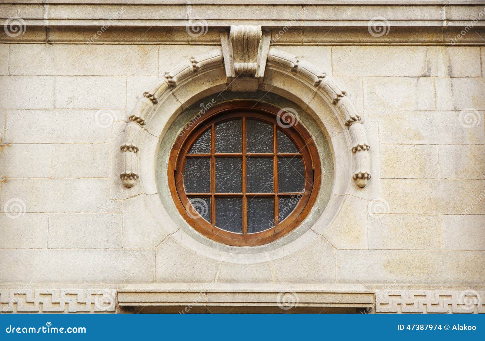 Round window stock photo. Image of details, classic, wood - 47387974