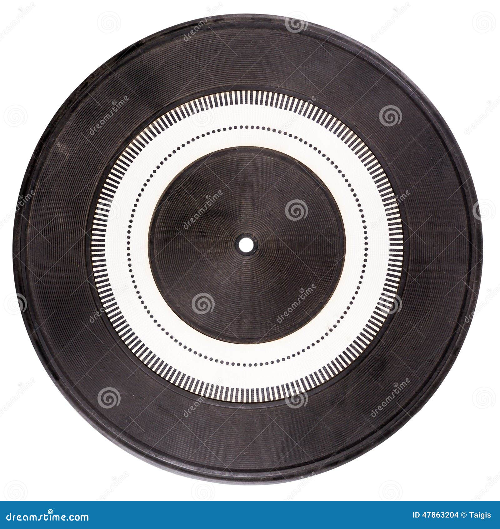 Vintage Rubber Turntable Platter Mat Stock Photo - Image of deck ...