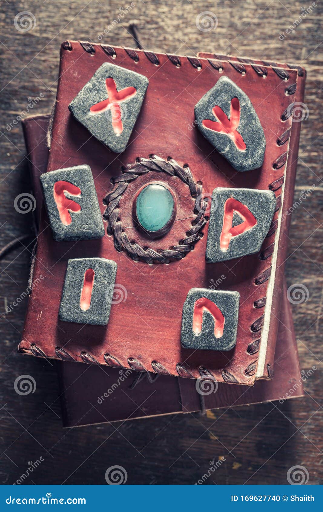 Vintage Runestones Omen Made of Celtic Language Stock Photo - Image of ...