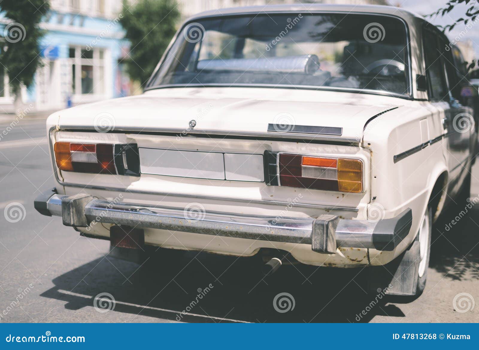 Vintage russian car stock photo. Image of copy, focus - 47813268