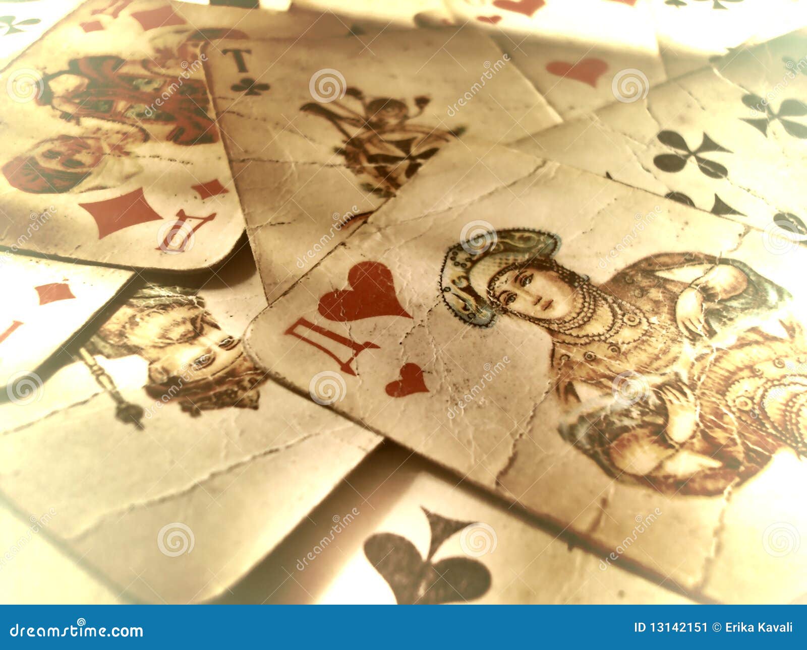 Vintage russian cards stock image. Image of poker, russian - 13142151