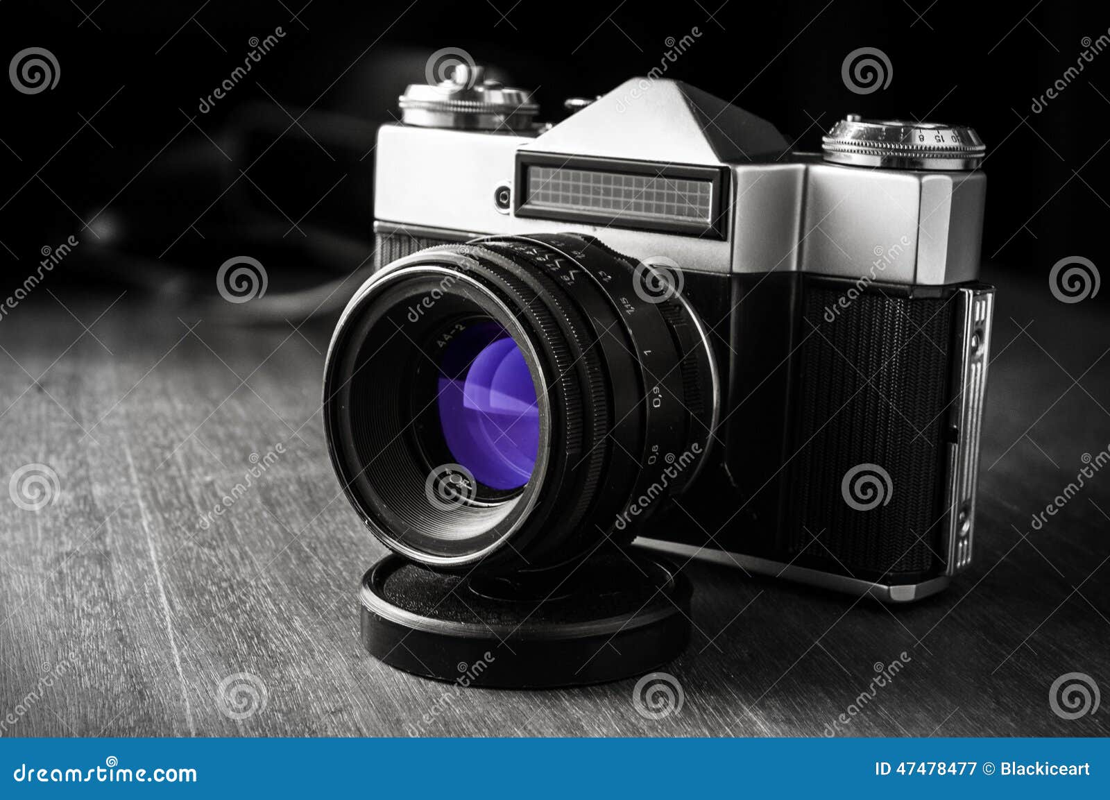 Vintage Russian Photo Camera Stock Image - Image of classic, blank ...