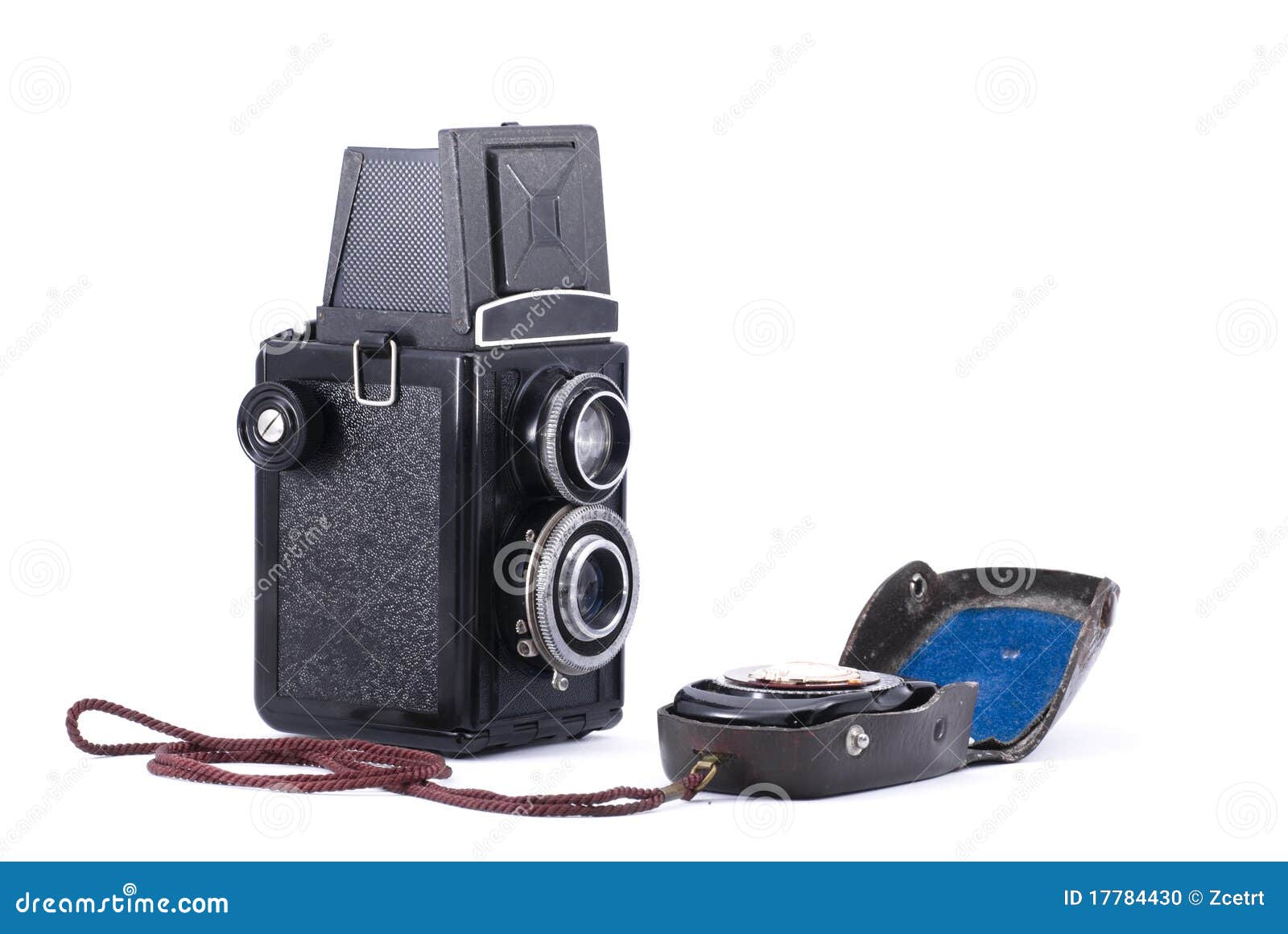 Vintage Russian TLR camera stock photo. Image of isolated - 17784430