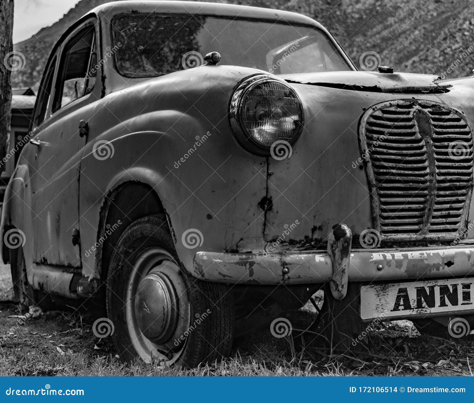 Vintage Rusted Studebaker Pickup Truck Circa 1946 - Front View ...