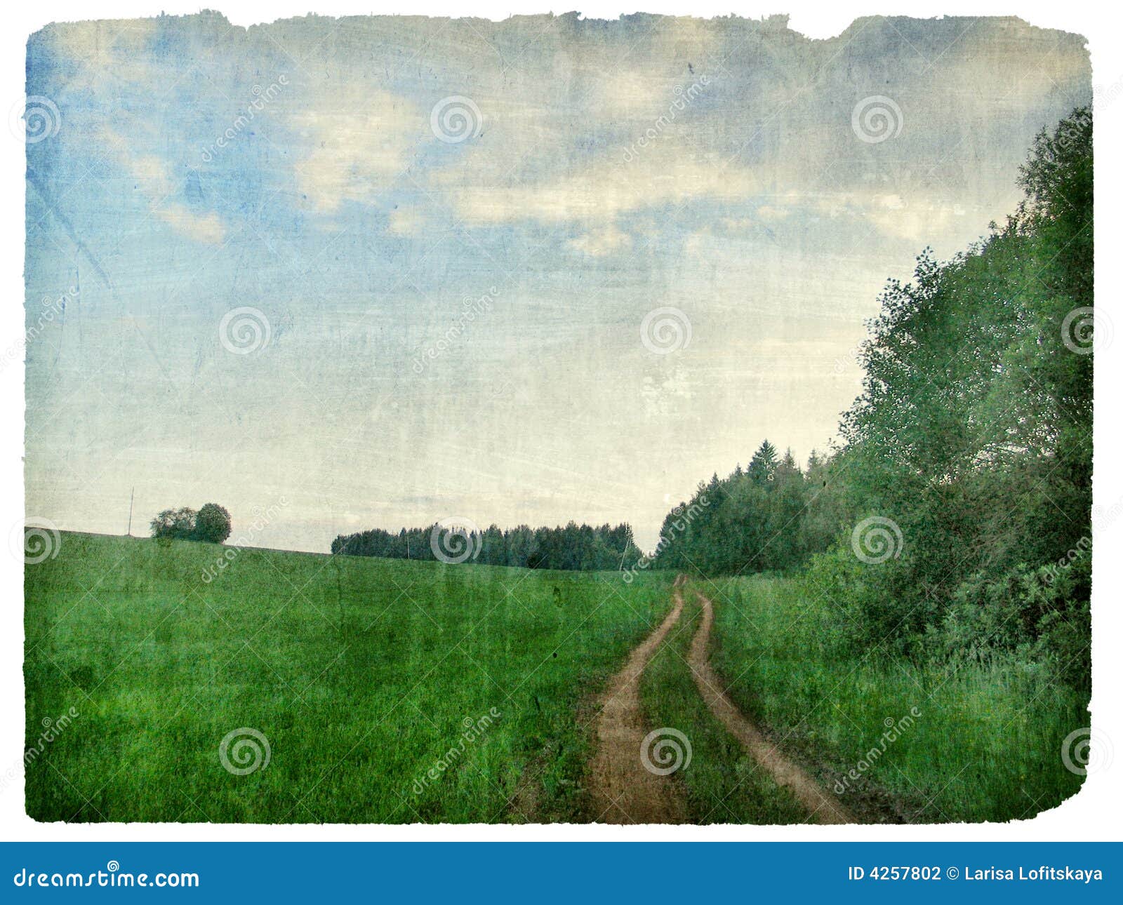 Vintage rustic landscape stock photo. Image of rustic - 4257802