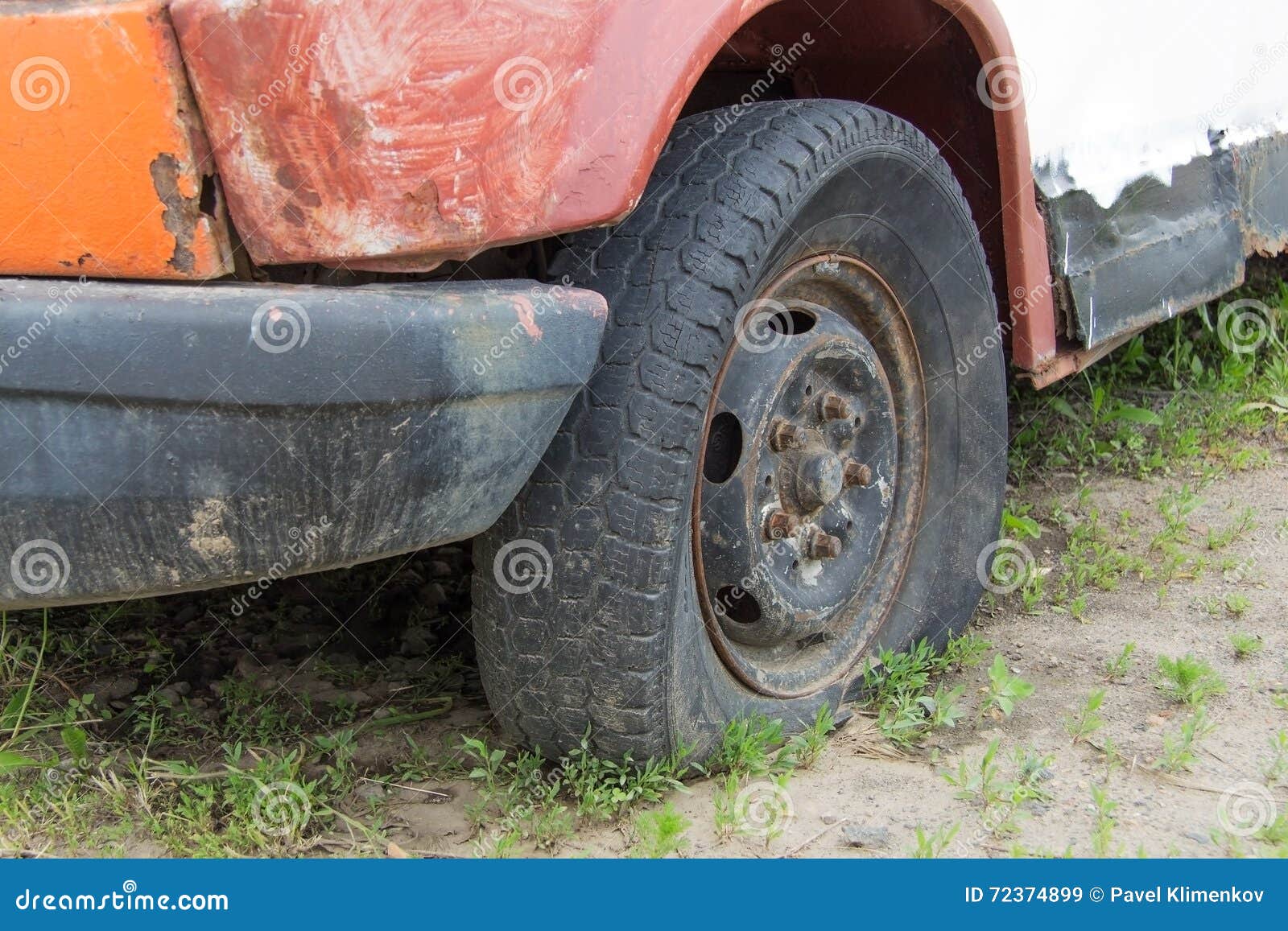 Vintage rusty car wheel stock image. Image of oldie, corroded - 72374899