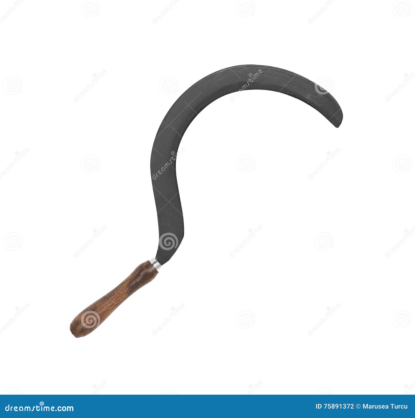 Vintage rusty grain sickle stock photo. Image of retro - 75891372