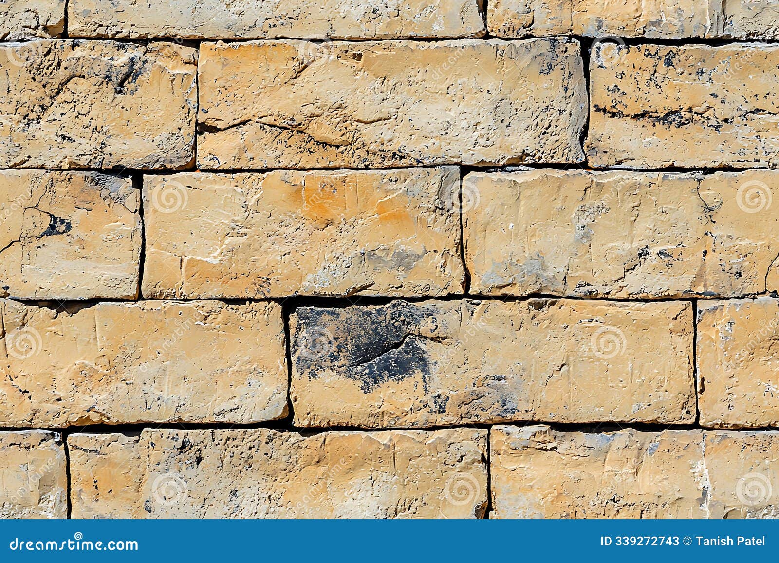 Vintage Sandstone Decorative Bricks Stock Image | CartoonDealer.com ...