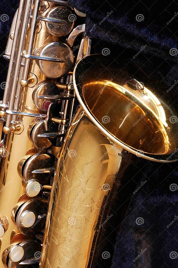Vintage Saxophone stock image. Image of background, melody - 530767