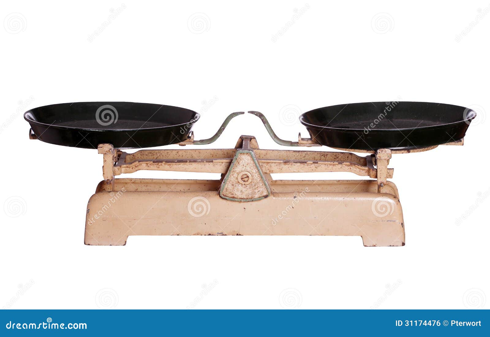 Vintage scale stock photo. Image of aged, iron, kilogram - 31174476