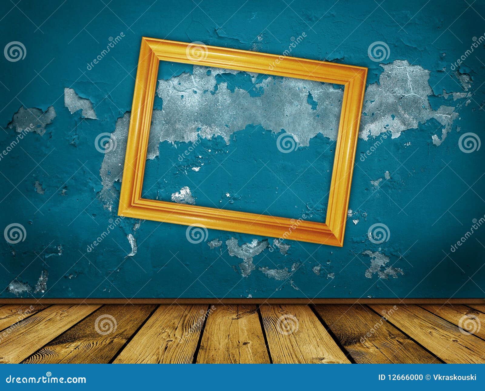 Vintage Scary Blue Background Stock Photo - Image of blue, canvas: 12666000