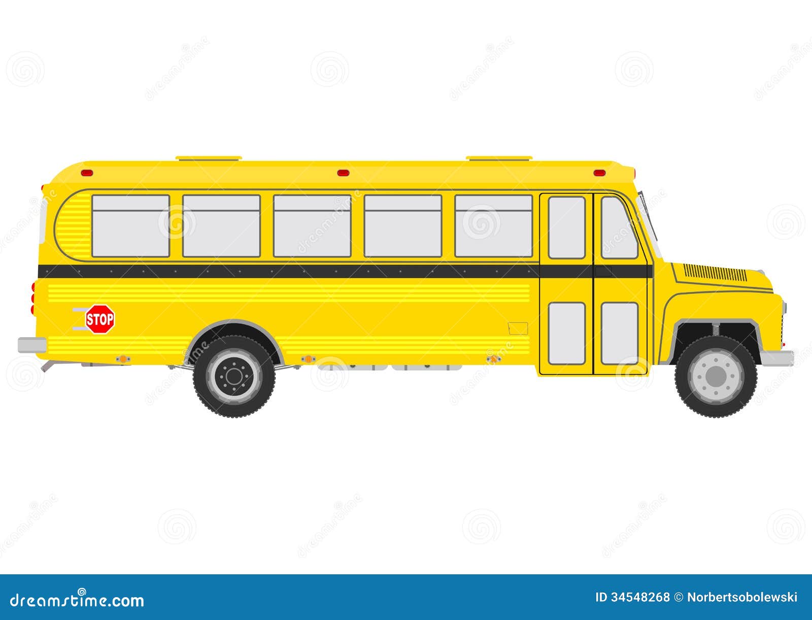 Yellow bus clip art