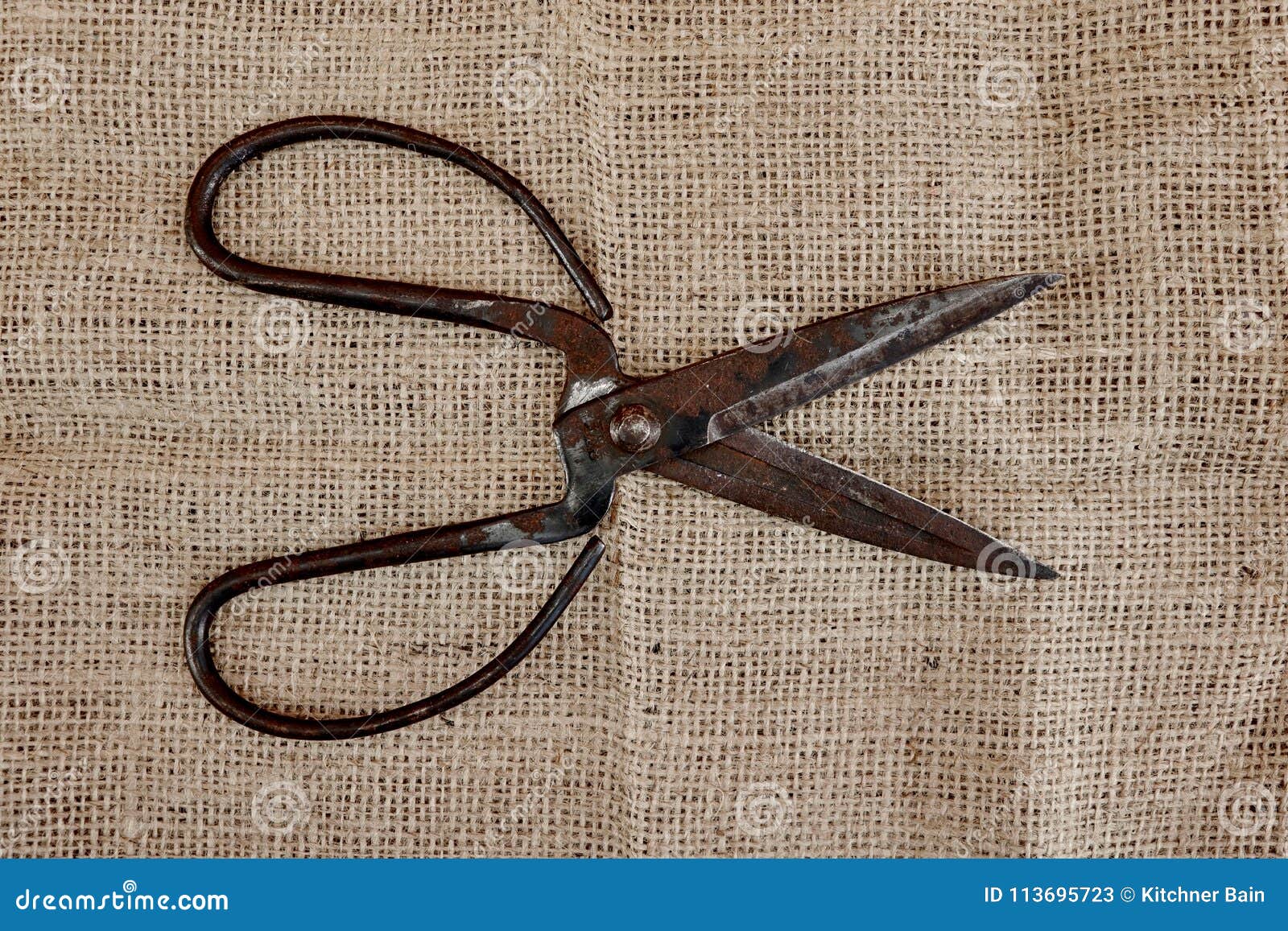 Vintage Scissors stock image. Image of metal, white - 113695723