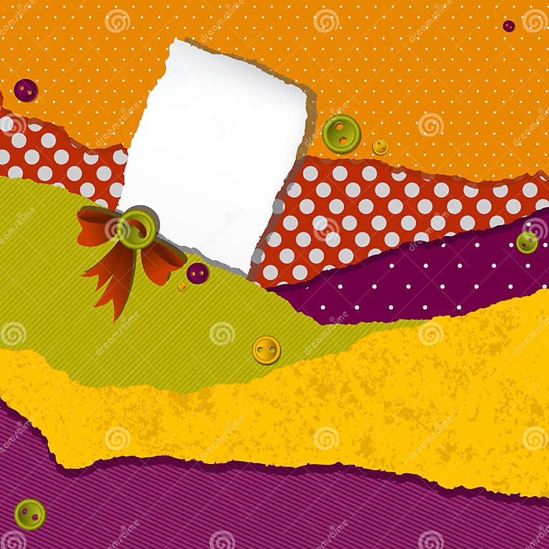 Vintage scrap design stock vector. Illustration of paper - 22832041