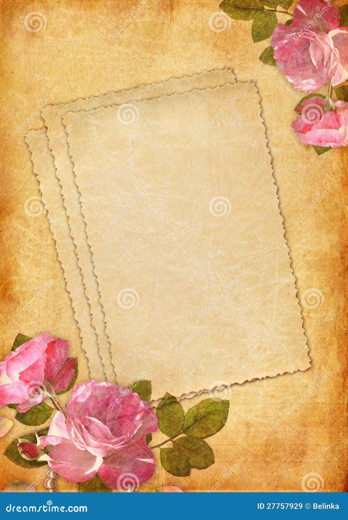 Vintage Scrapbook Background Stock Image | CartoonDealer.com #27695767