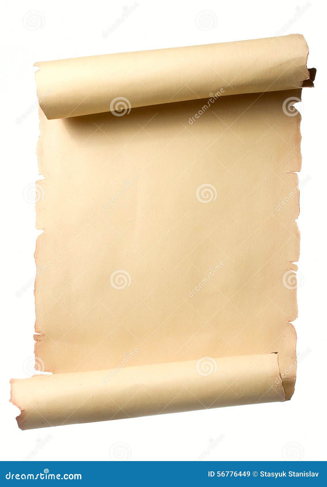 Vintage Scroll stock image. Image of manuscript, certificate - 56776449