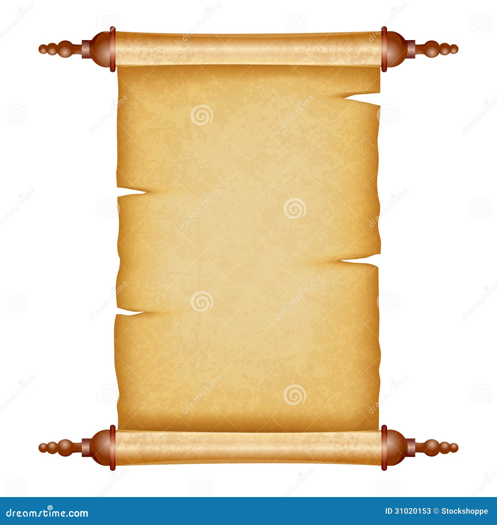 Vintage Scroll stock vector. Illustration of empty, ancient - 31020153