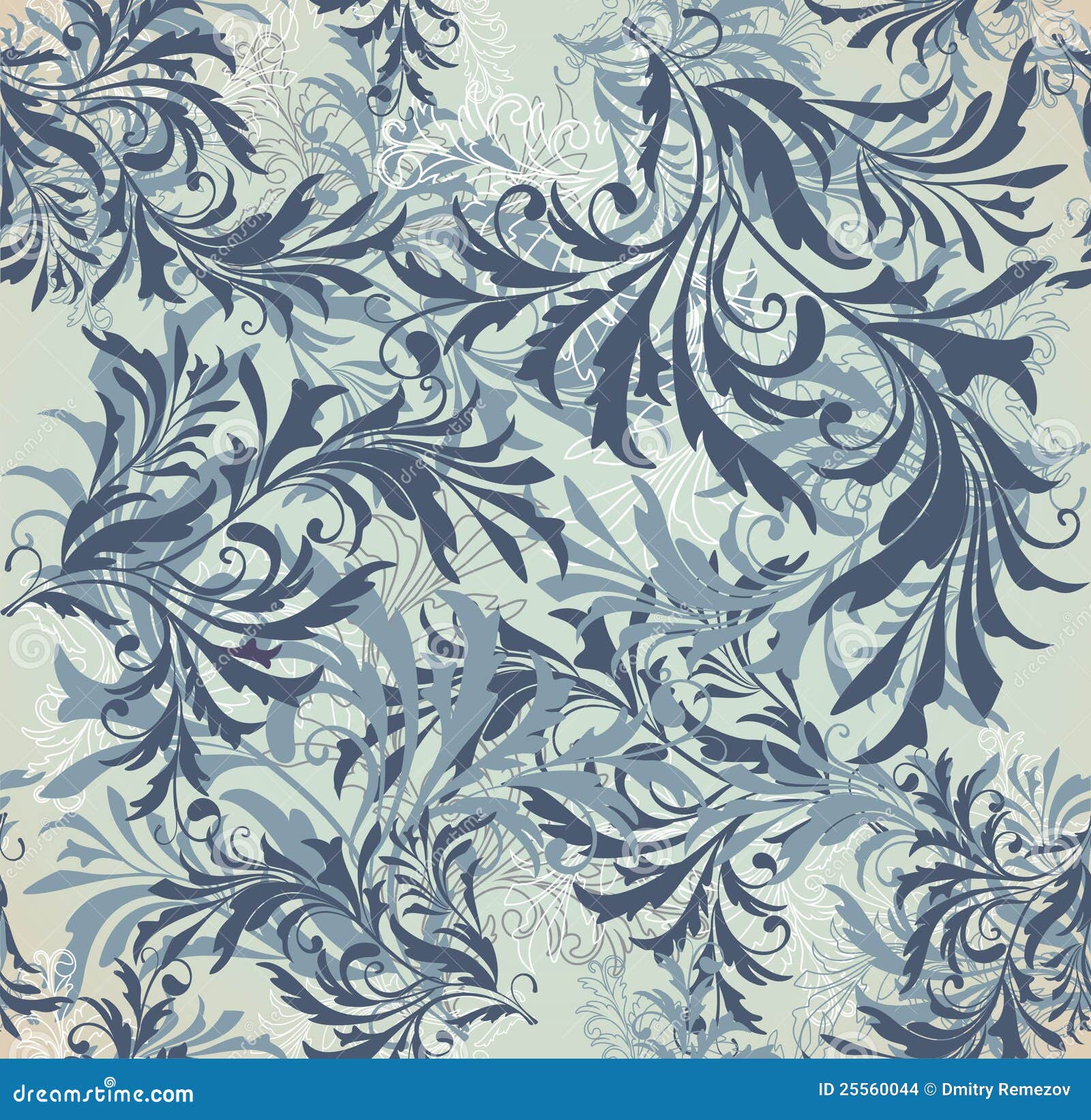 Vintage Seamless Background Stock Vector - Illustration of botany ...