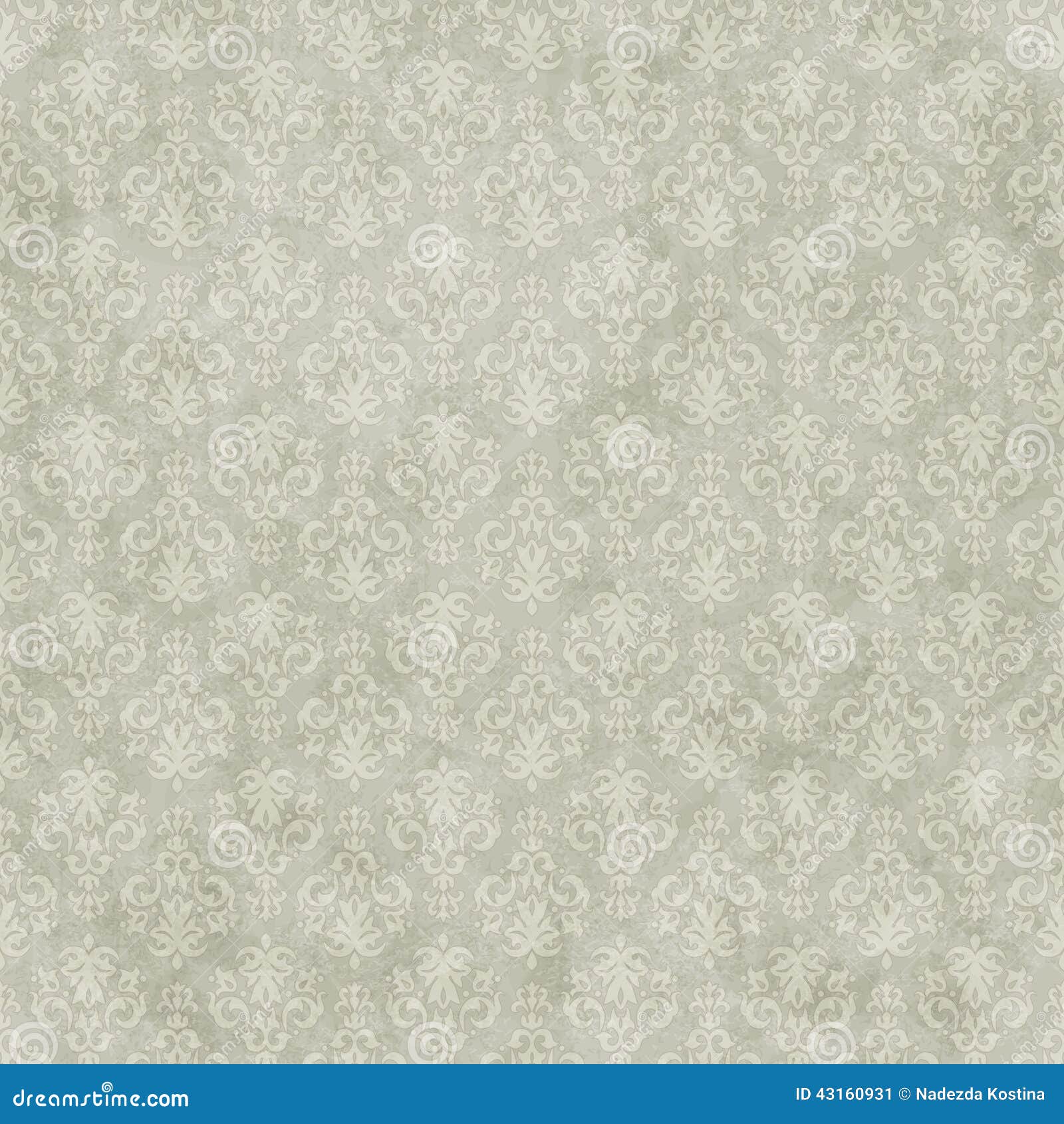 Vintage Seamless Pattern Background Stock Vector - Illustration of ...