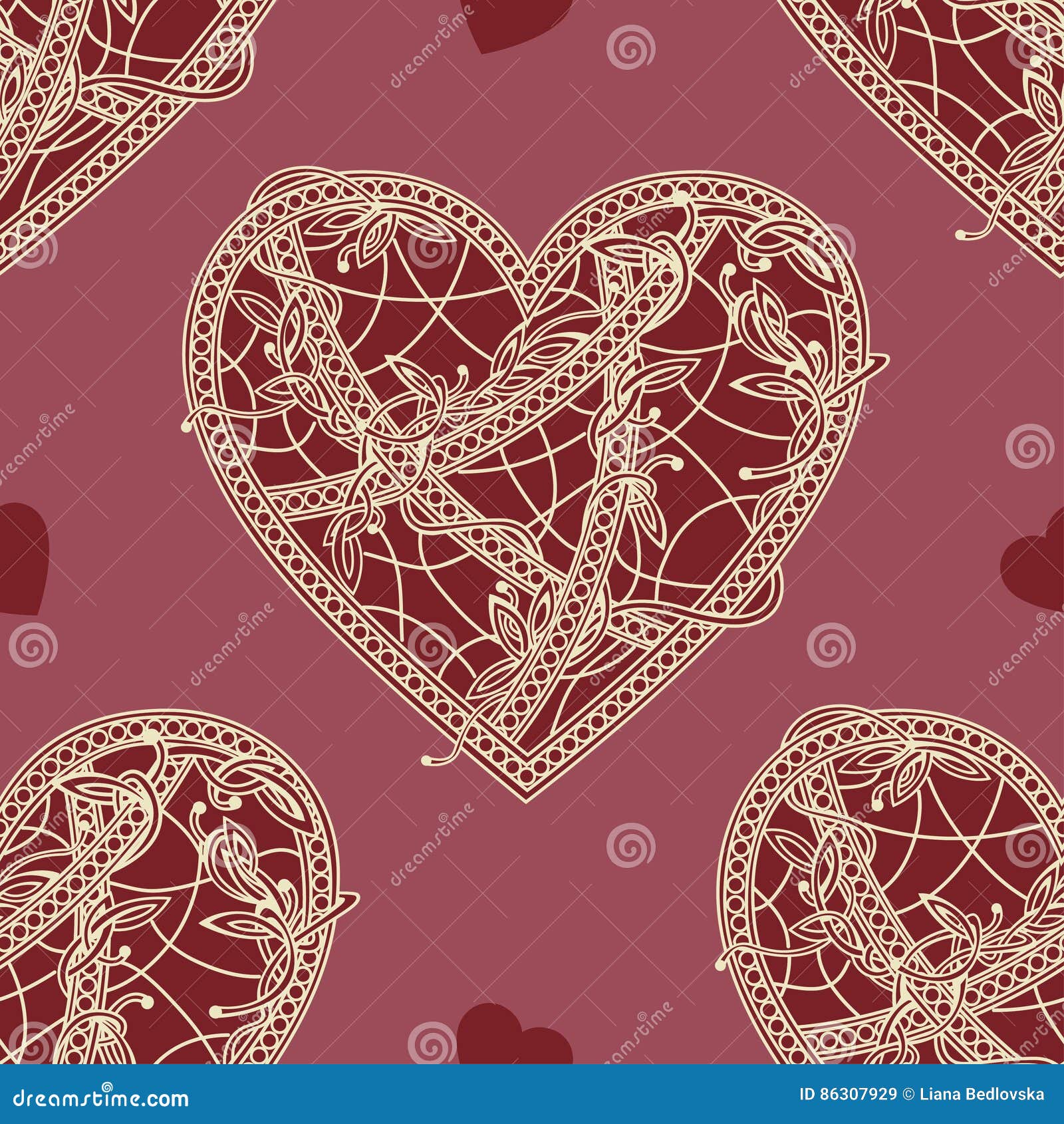 Vintage Seamless Pattern Card Suits Stock Vector - Illustration of deck ...