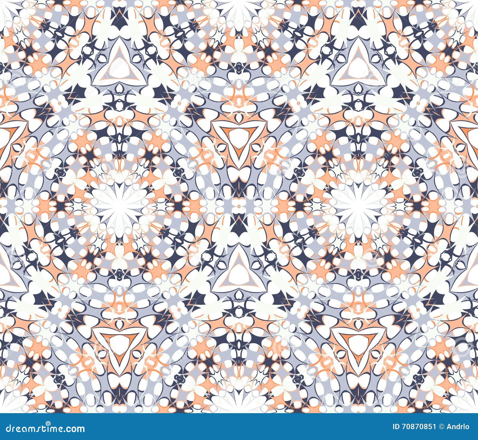 Vintage seamless pattern. stock vector. Illustration of graphics - 70870851