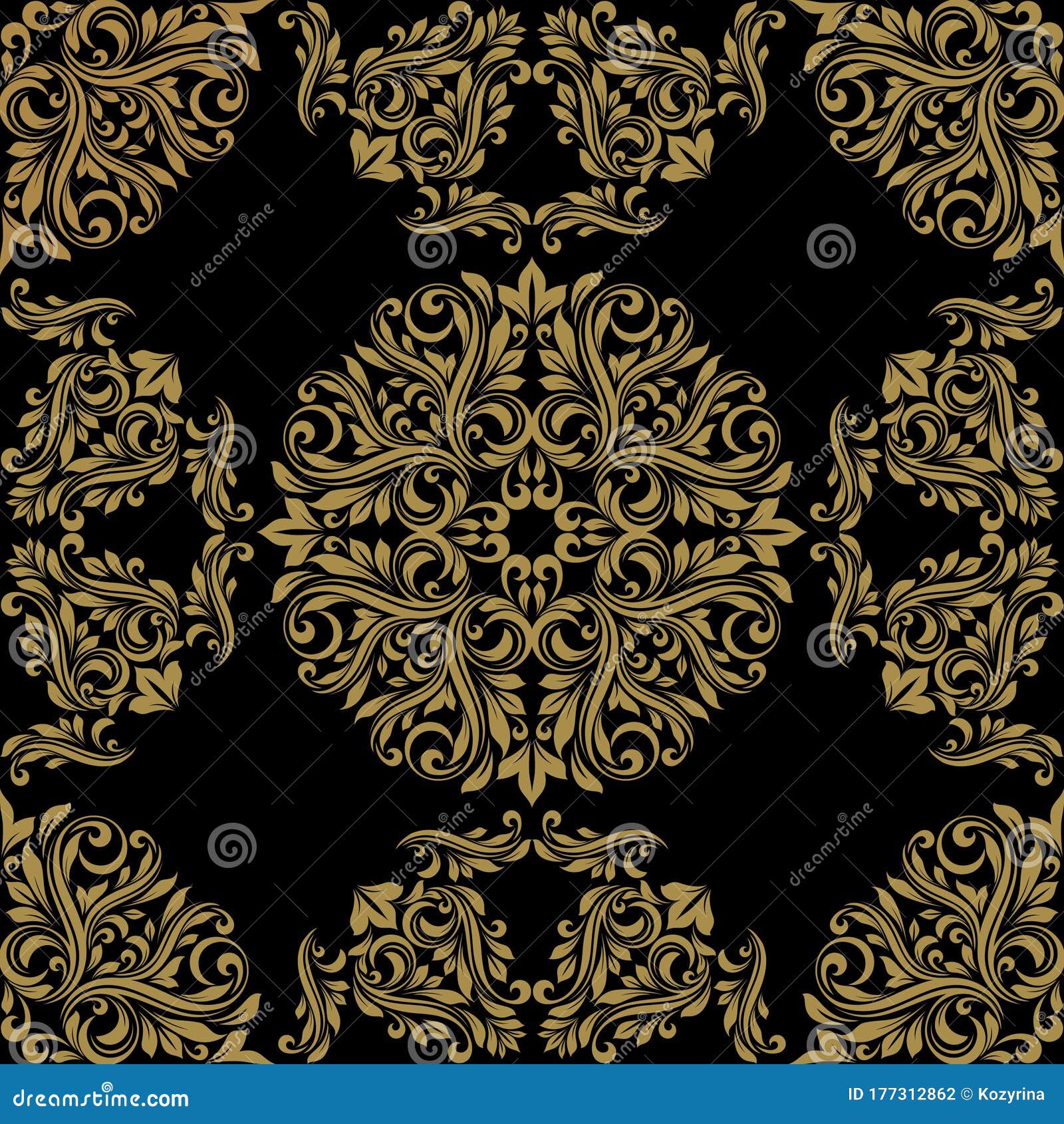 Vintage Seamless Pattern. Seamless Template for Your Design. Stock ...