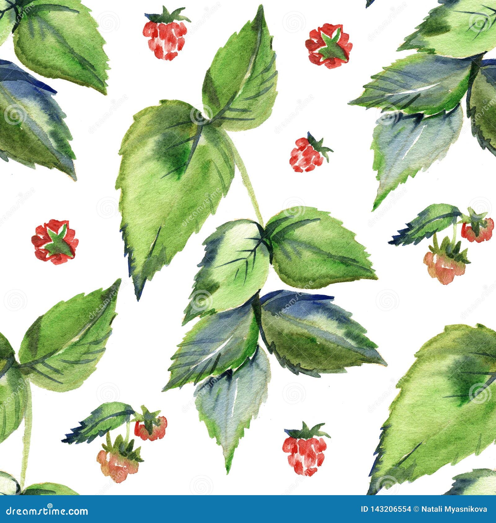 Vintage Seamless Wallpaper with Retro Image of Elegant Raspberry with ...