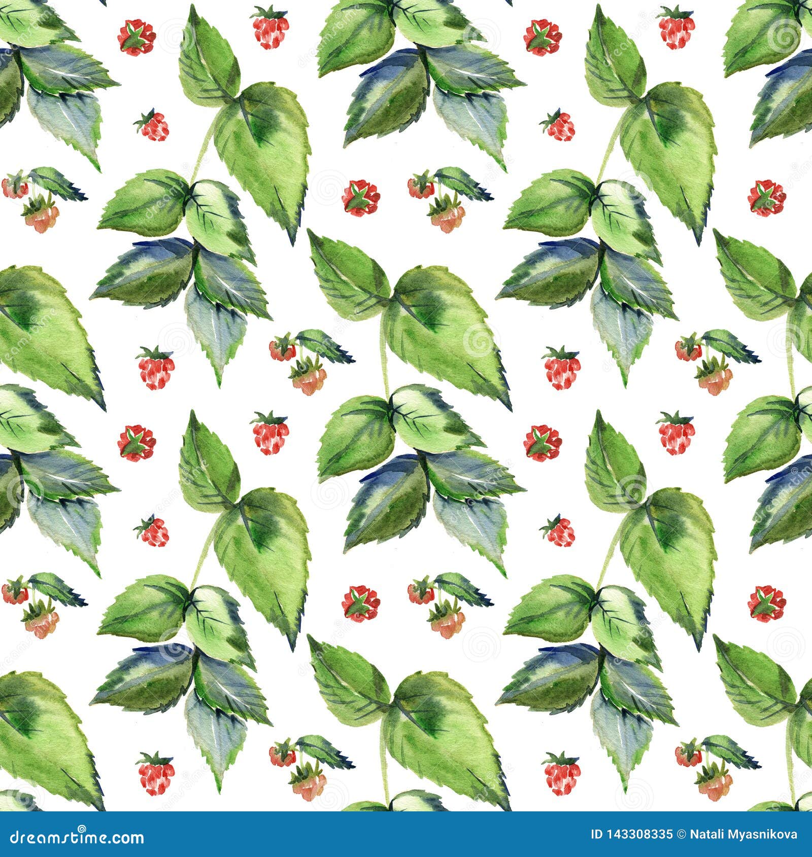 Vintage Seamless Wallpaper with Retro Image of Elegant Raspberry with ...