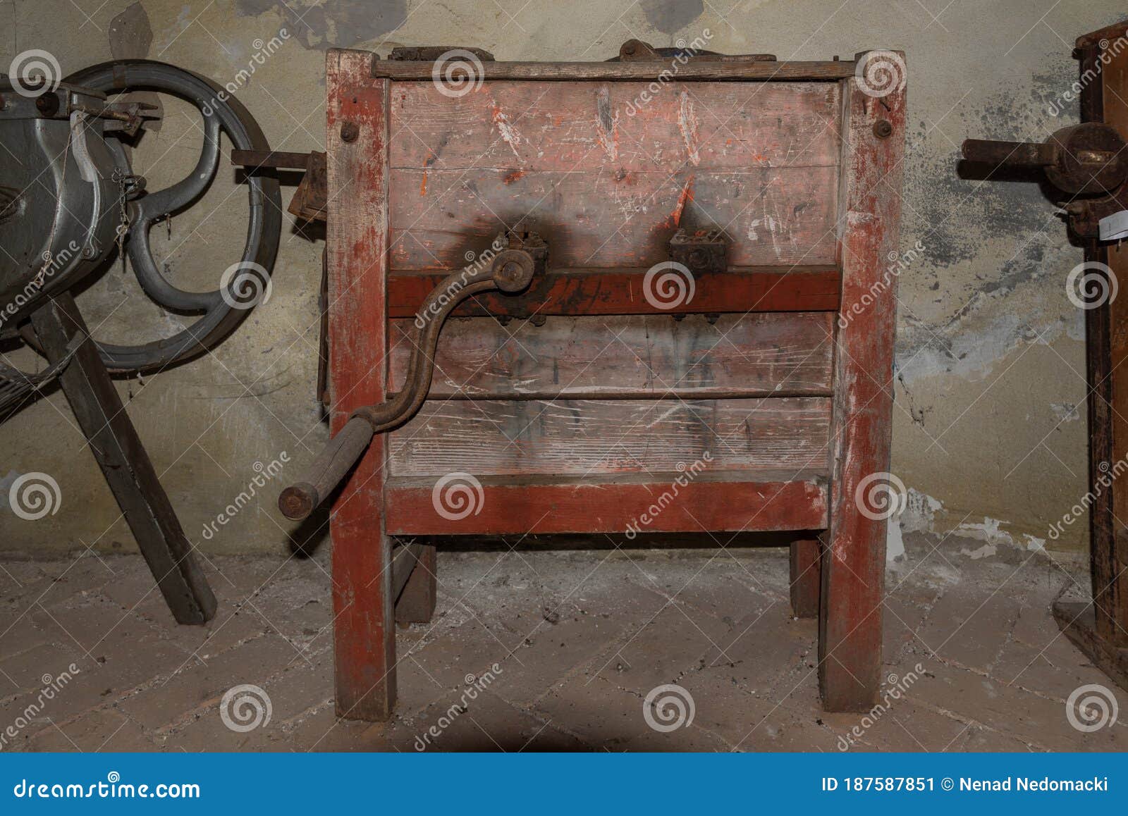 Vintage Seed Cleaning and Sorting Machine Editorial Photo - Image of ...