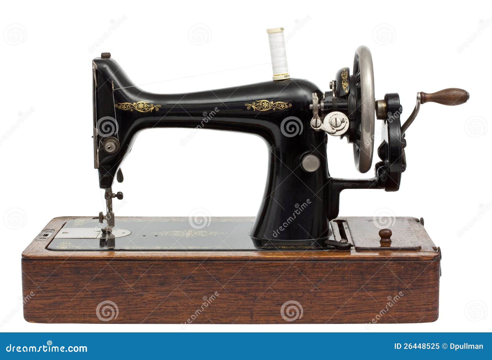 Vintage Sewing Machine stock image. Image of textile - 26448525