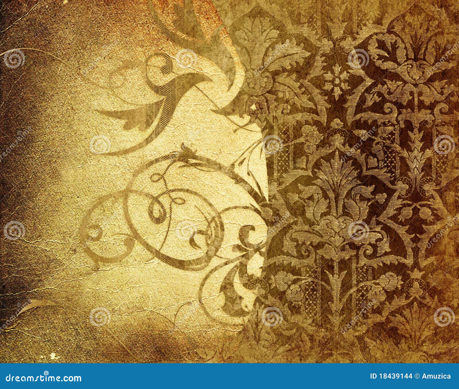 Vintage Shabby Background with Classy Patterns Stock Photo - Image of ...