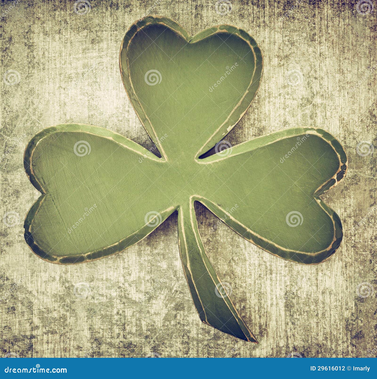 Vintage shamrock stock photo. Image of petal, march, saint - 29616012