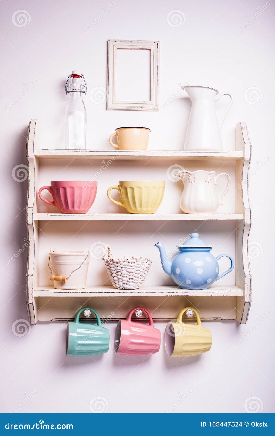 The Vintage shelf stock photo. Image of culinary, cooking - 105447524