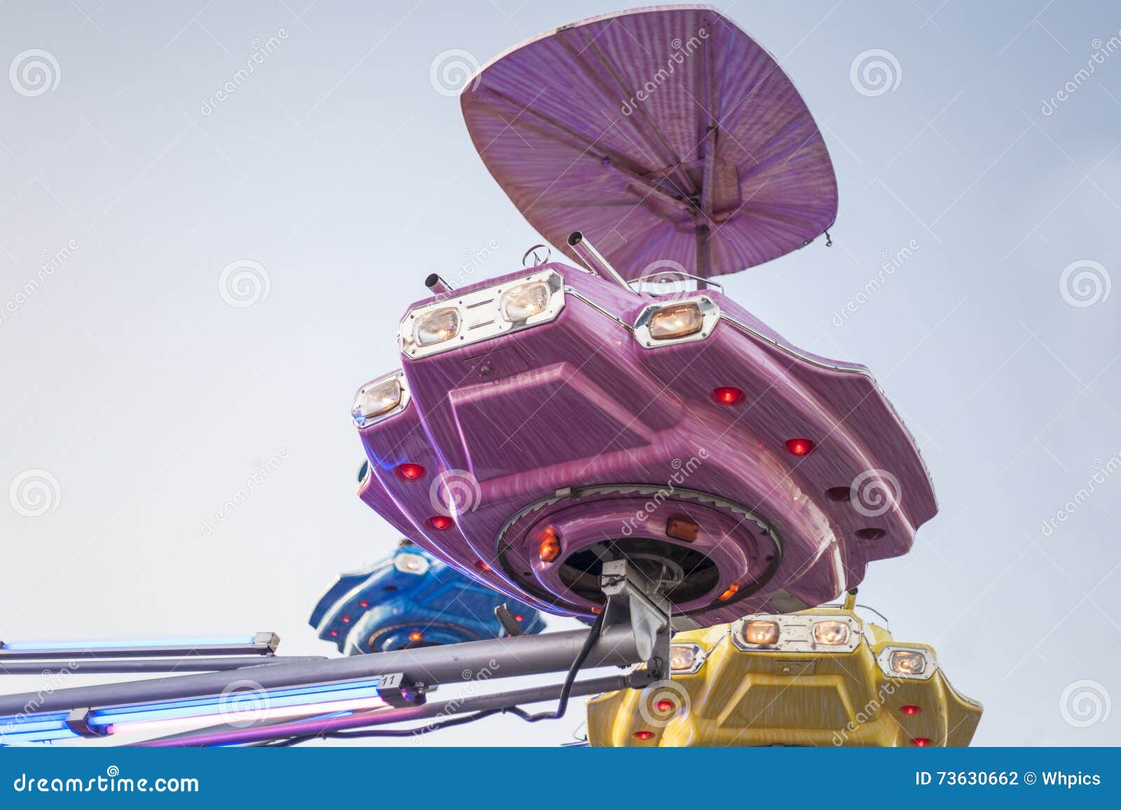 Vintage ship space funfair stock photo. Image of circus - 73630662
