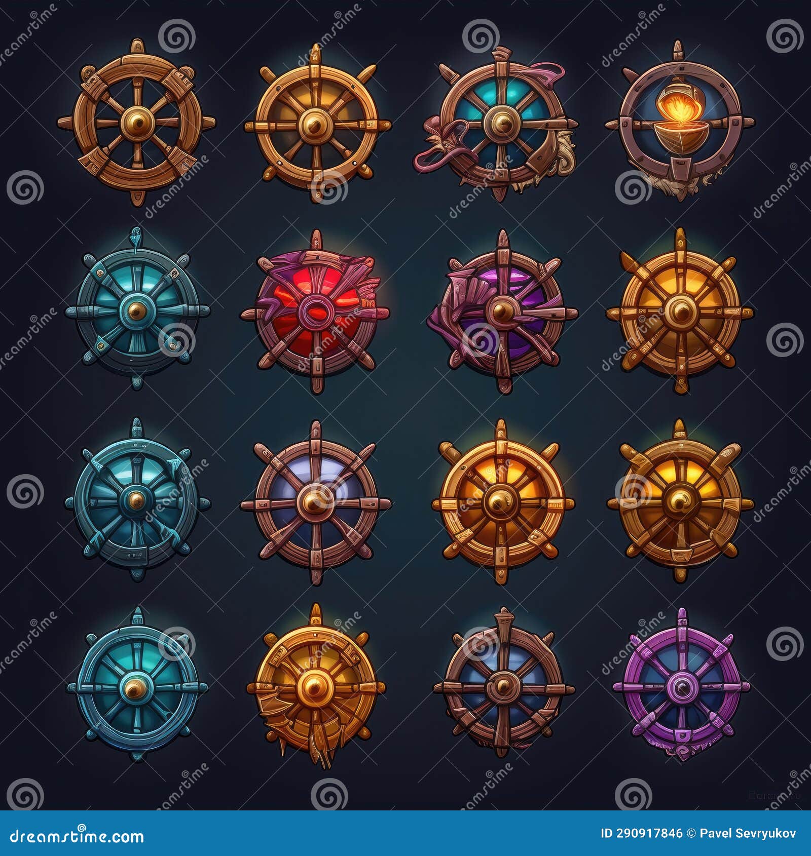 Vintage Ship Weel Game Ai Generated Stock Photo - Image of sign, game ...