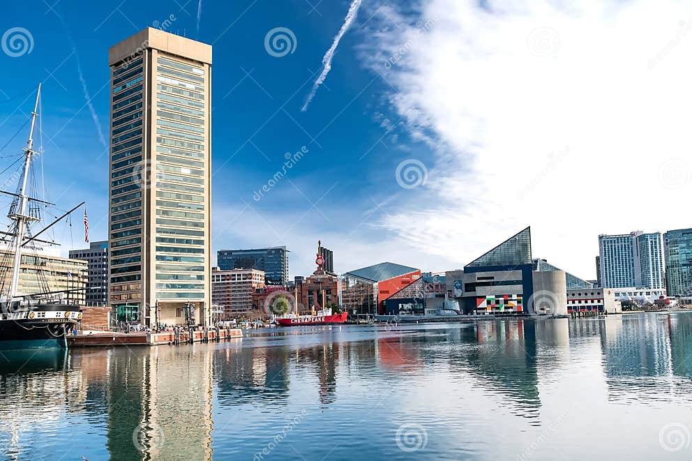 Vintage Ships in Baltimore S Inner Harbor Editorial Photography - Image ...