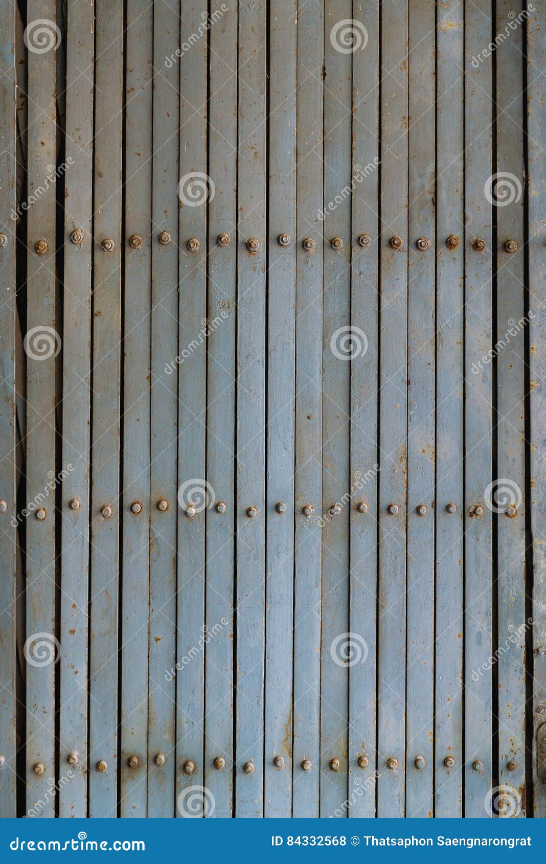 Vintage Shutter Door, Old Rusted Iron Sliding Gates. Stock Photo ...