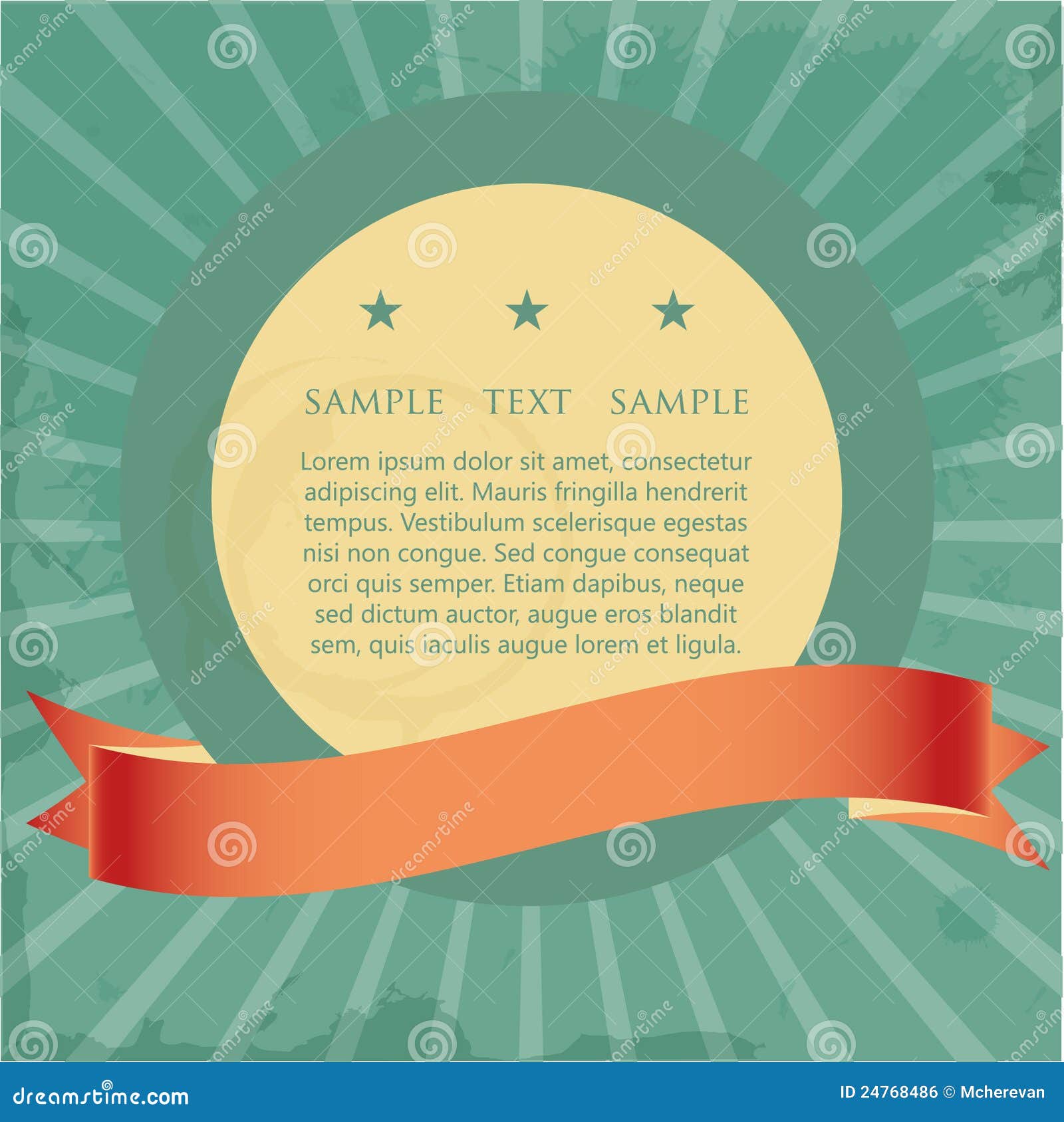 Vintage Sign, Banner with Place for Your Text Stock Vector ...