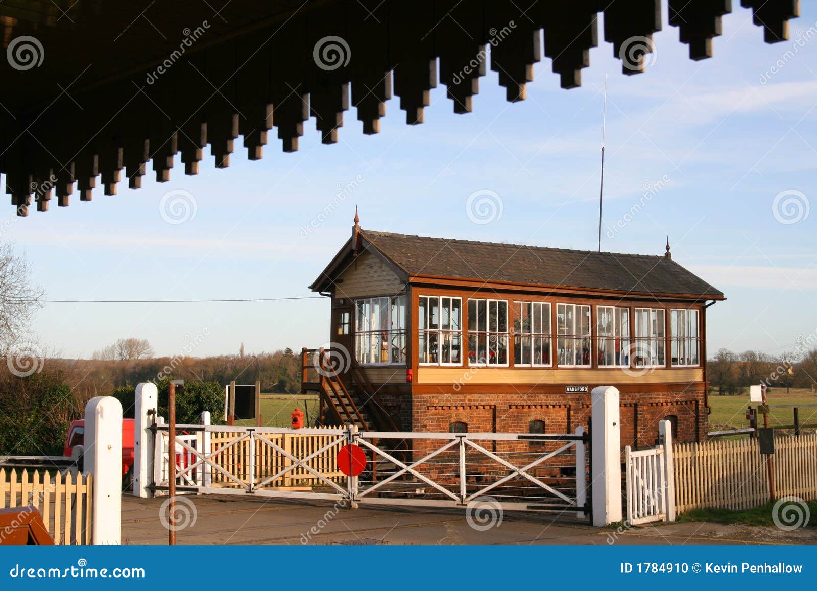 Vintage Signal Box stock photo. Image of tower, valley - 1784910