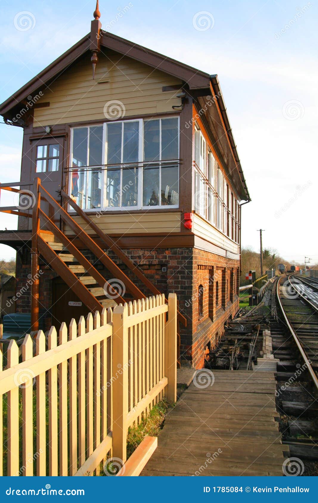 Vintage Signal Box stock photo. Image of historic, trackside - 1785084