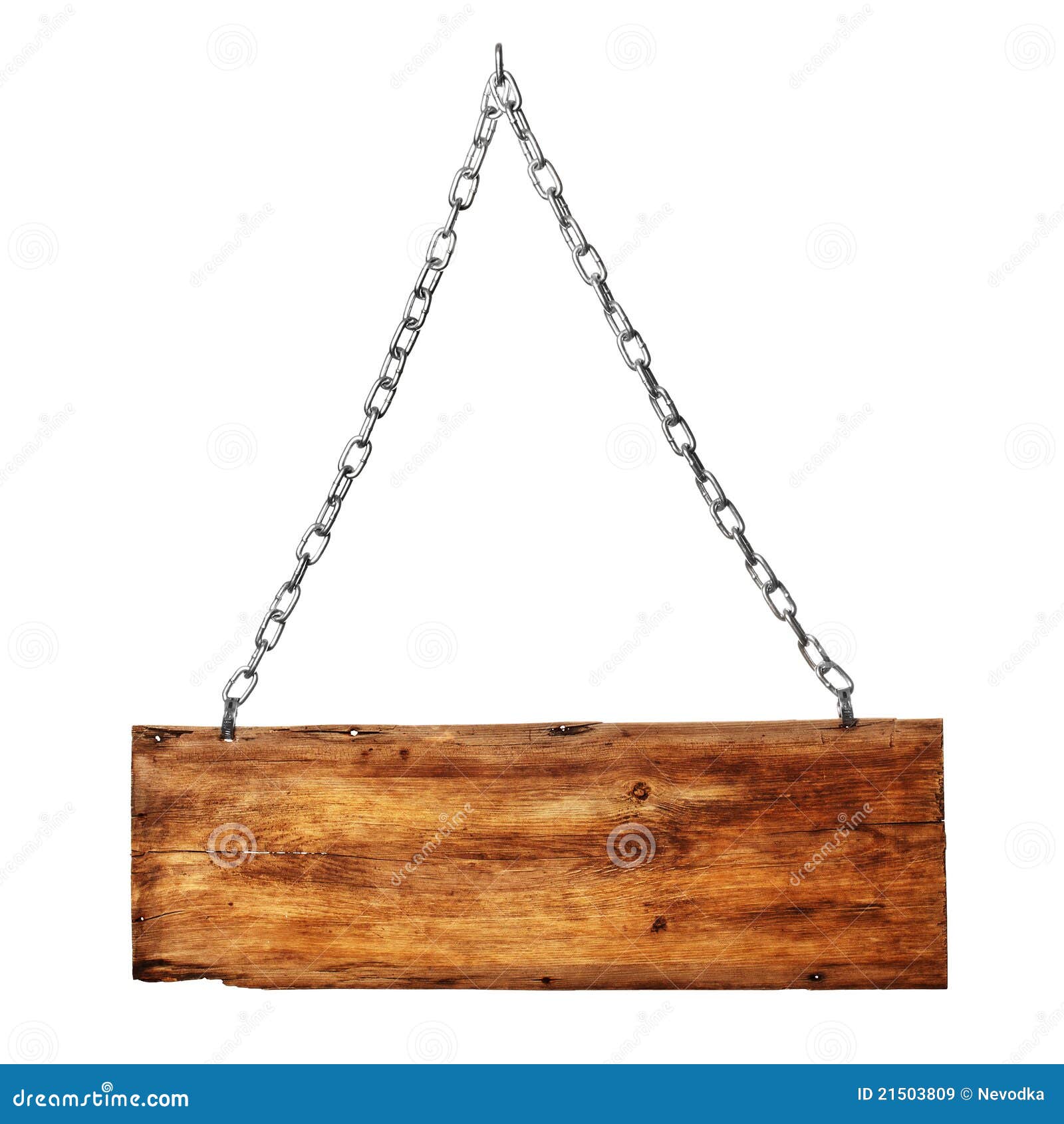 Vintage signboard on chain stock image. Image of banner - 21503809
