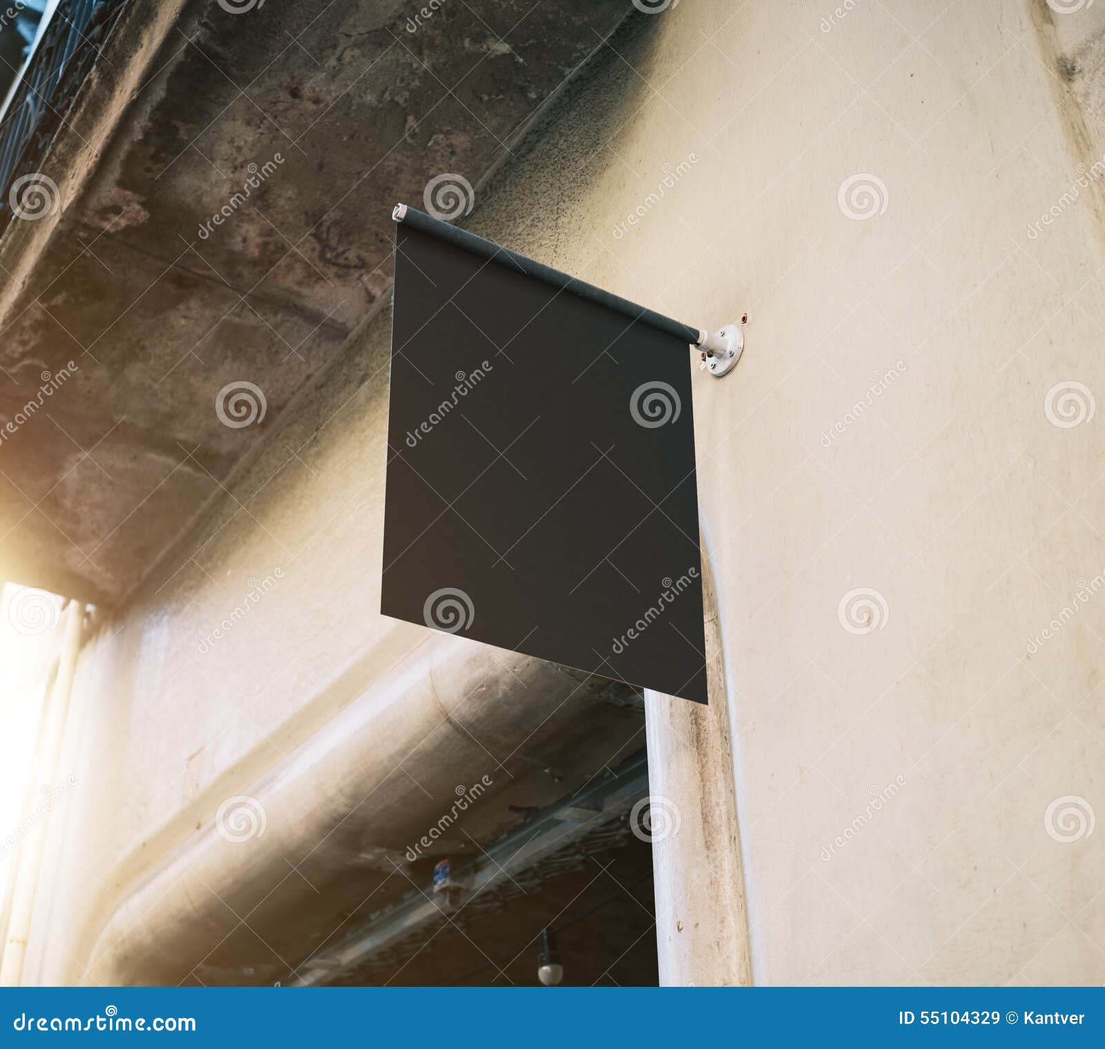 Vintage Signboard on the Wall Stock Image - Image of board, decorated ...