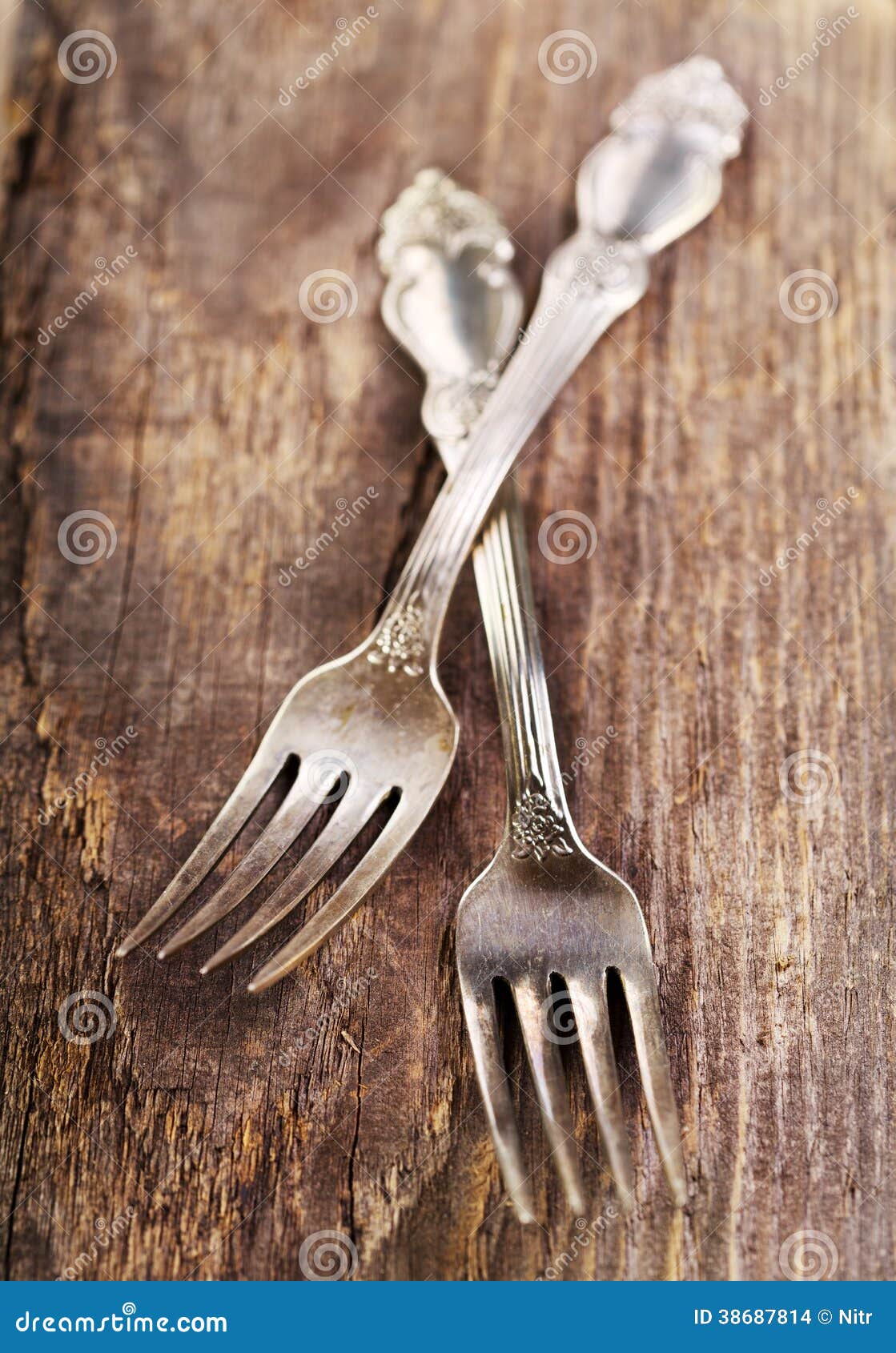 Vintage silverware forks stock photo. Image of silver - 38687814