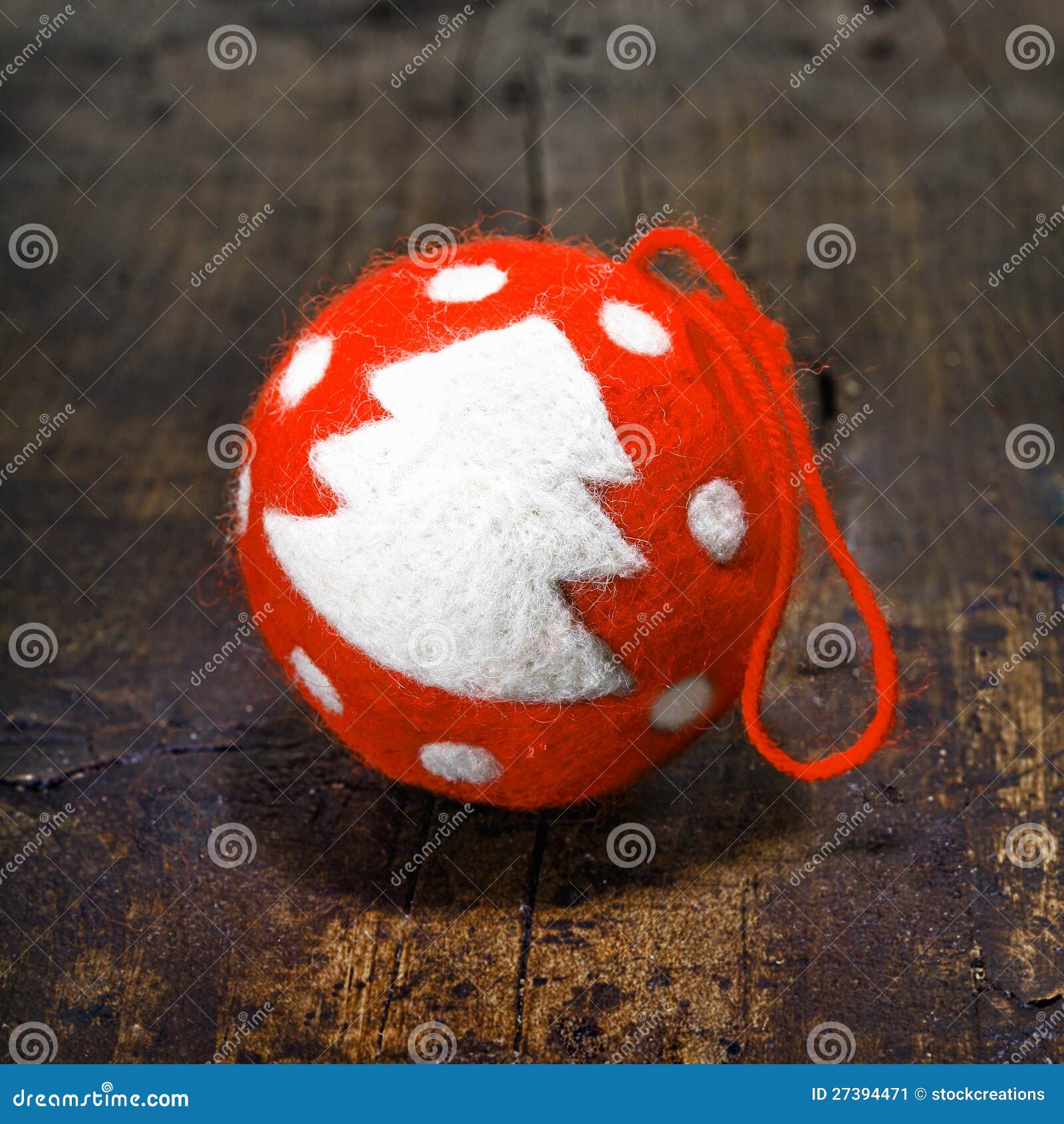 Vintage Simple Handcrafted Christmas Bauble Stock Image - Image of ...