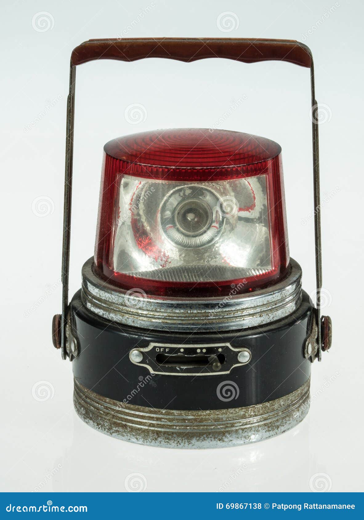 Vintage siren stock photo. Image of rotating, lights - 69867138