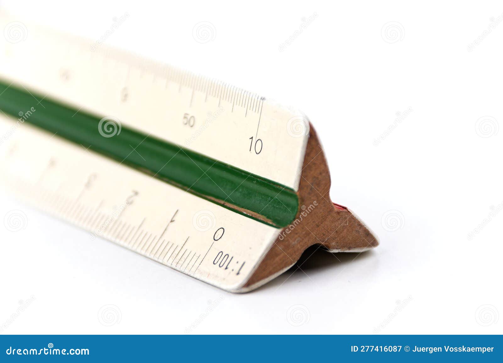 Vintage Slide Rule Calculating and Measuring Instrument. Stock Image ...